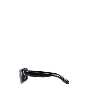 Balenciaga Rectangle Frame Sunglasses - Black
