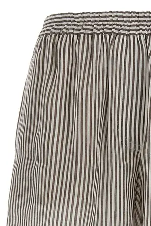 Brunello Cucinelli Striped Relaxed Fit Shorts