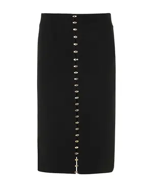 Blumarine Hook Detail Midi Skirt