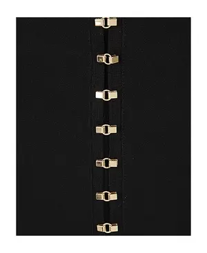 Blumarine Hook Detail Midi Skirt