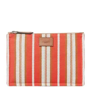 Fendi Signature Striped Flat Pouch - Multi-color