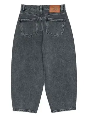 MAXCO. Max&co. Logo Patch Jeans
