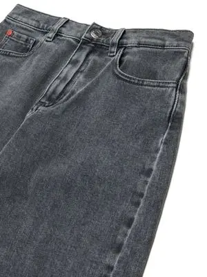 MAXCO. Max&co. Logo Patch Jeans