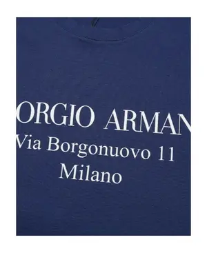 Giorgio Armani T-shirt With Round Neck And Short Sleeves