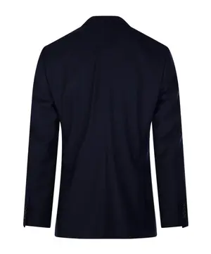 LARDINI Virgin Wool Single-breasted Jacket - Black