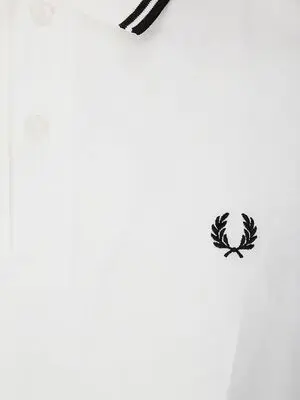 Comme Des Garçons Short-sleeved Polo Shirt - White