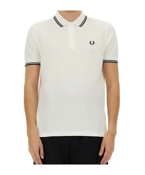 Comme Des Garçons Short-sleeved Polo Shirt - White