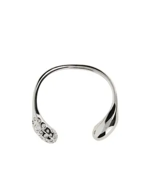 Marni Open Bracelet With Embellished Ends - Silver