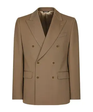 Dolce & Gabbana Double-breasted Gabardine Jacket