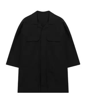 Rick Owens Pocket Detail Oversized Shirt
