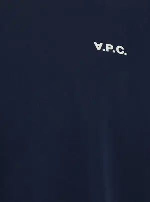 A.p.c. Flocked Logo Crewneck T-shirt - No