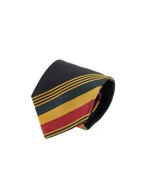 VIVIENNE WESTWOOD Classic Striped Neck Tie - Black
