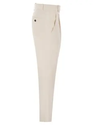 Brunello Cucinelli Pleated Tapered Leg Trousers