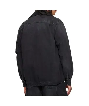 Sacai Panelled Zip Denim Jacket - Black