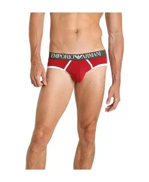 Emporio Armani Logo Underwear Red