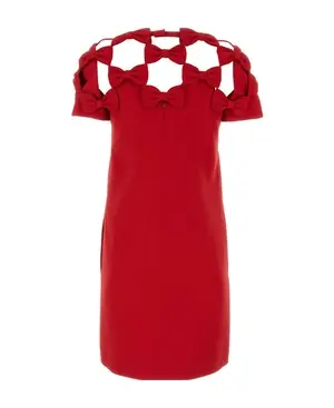 Valentino Garavani Short-sleeved Cut-out Dress
