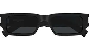 Saint Laurent Rectangular Frame Sunglasses - Black