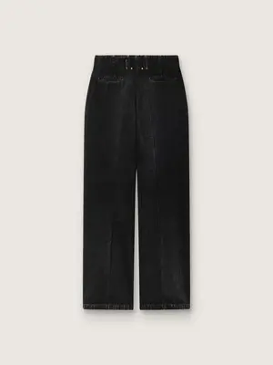 GOLDEN GOOSE Wide-leg Jeans - Black