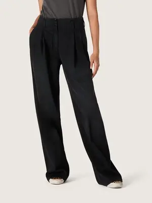 GOLDEN GOOSE Wide-leg Jeans - Black