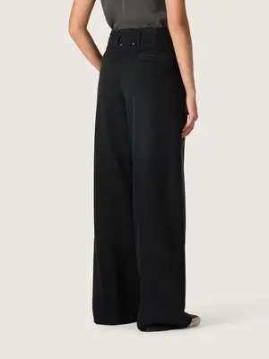 GOLDEN GOOSE Wide-leg Jeans - Black