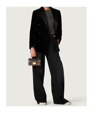 GOLDEN GOOSE Wide-leg Jeans - Black