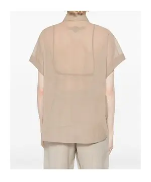 Brunello Cucinelli Cotton Shirt - Nude