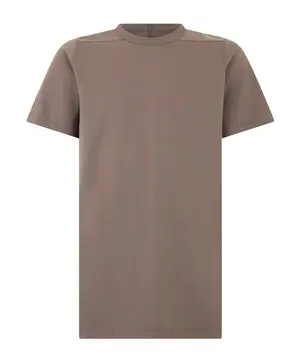 Rick Owens Short Sleeved Crewneck T-shirt - Mud Color