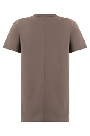 Rick Owens Short Sleeved Crewneck T-shirt - Mud Color