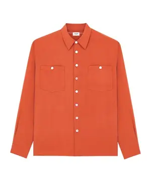 Saint Laurent Button-up Pajama Top - Red