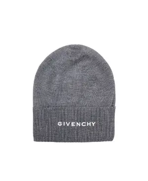 Givenchy Logo Beanie - Gray