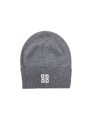 Givenchy Logo Beanie - Gray