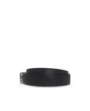 FERRAGAMO Gancini Buckle Belt - Black