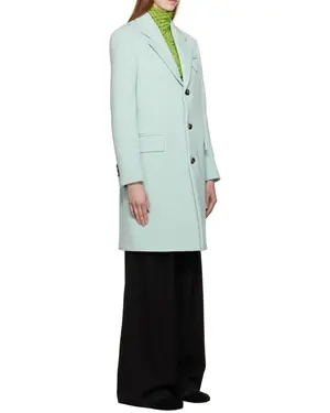 Bottega Veneta Bonded Tricotine Coat