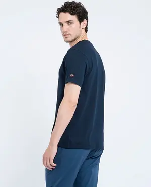 PAUL  SHARK Logo Pattern T-shirt