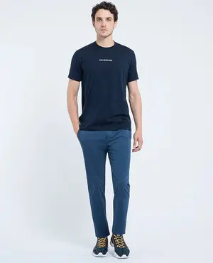 PAUL  SHARK Logo Pattern T-shirt