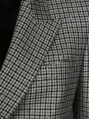 Tagliatore Double Breasted Plaid Jacket