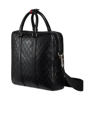 Gucci Gg Emblem Large Briefcase