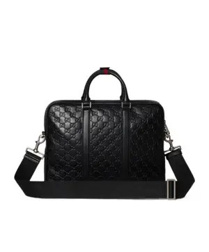 Gucci Gg Emblem Large Briefcase