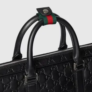 Gucci Gg Emblem Large Briefcase