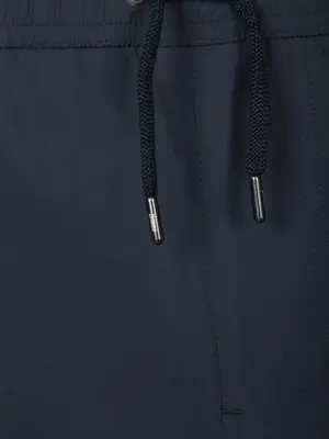 Herno Elastic Drawstring Waist Swim Shorts - Black