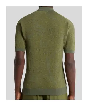 Etro Floral Paisley Motif Knit Polo Shirt
