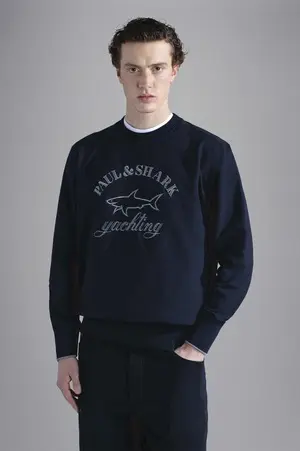 PAUL  SHARK Paul & Shark Crewneck Sweater With Logo Detail