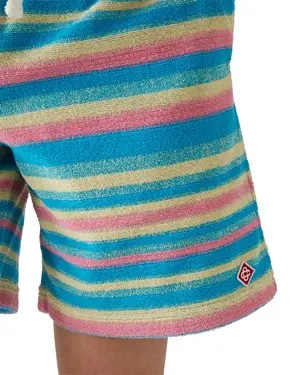 Casablanca Striped Terry Shorts