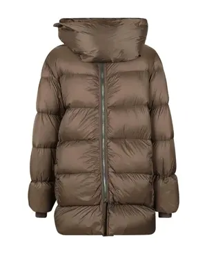 Rick Owens Logo Padded Jacket - Brown
