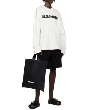 JIL SANDER Padded Crossover Strap Sandals