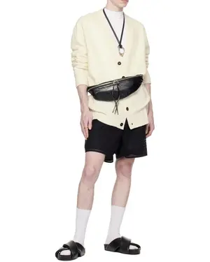 JIL SANDER Padded Crossover Strap Sandals