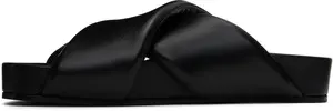 JIL SANDER Padded Crossover Strap Sandals