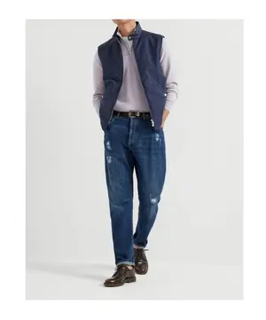 Brunello Cucinelli Flannel Zipped Gilet