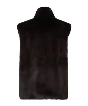 Fendi Ff Jacquard High-neck Reversible Gilet