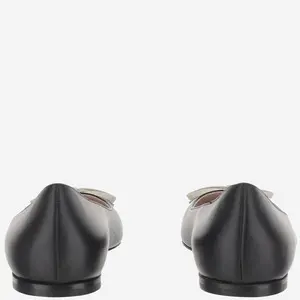 Valentino Garavani Contrast Bow Ballet Flats - Black
